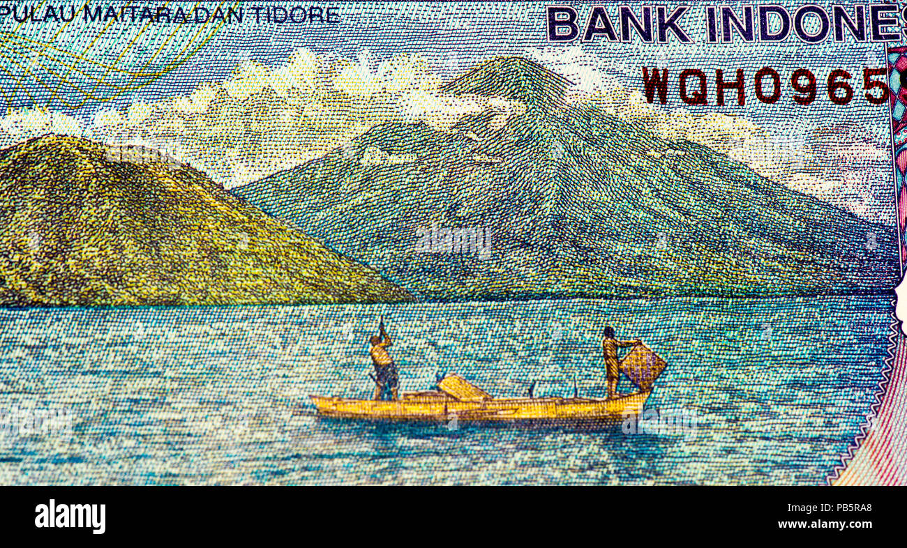 1000 rupiah bank note. Rupiah is the national currency of Indonesia ...