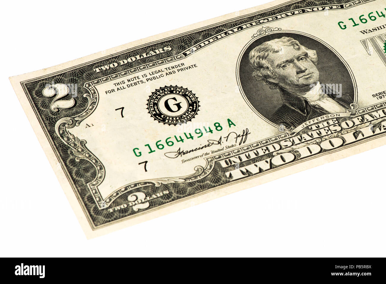 2 dollar bill old hi-res stock photography and images - Alamy