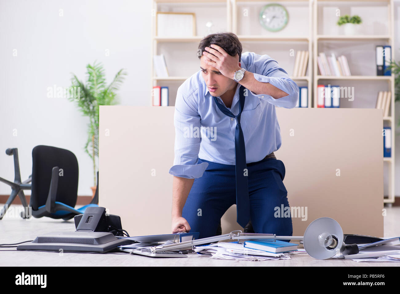Work fatigue overworked businessman report hi-res stock photography and ...