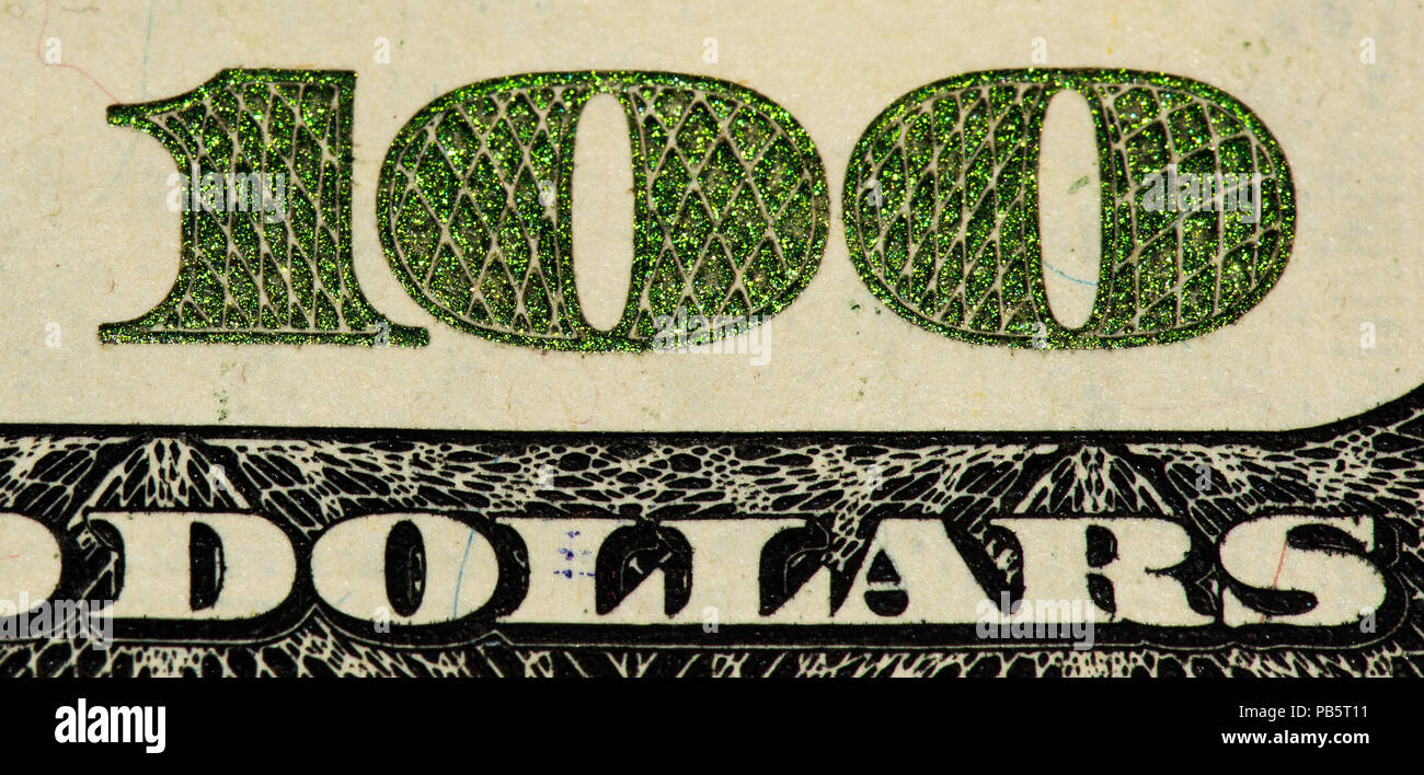 100 US dollars bank note made in 2006 Stock Photo - Alamy