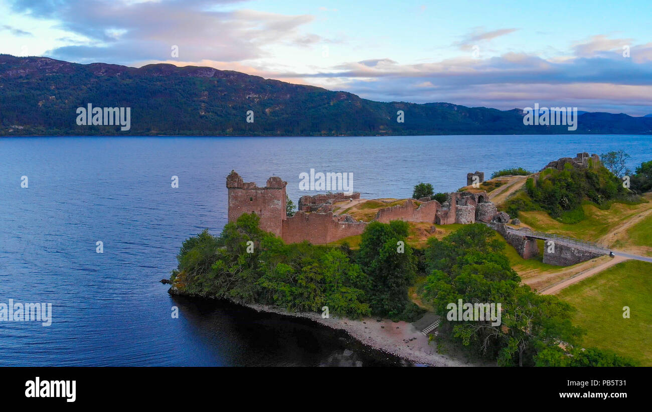 Loch ness aerial view hi-res stock photography and images - Alamy
