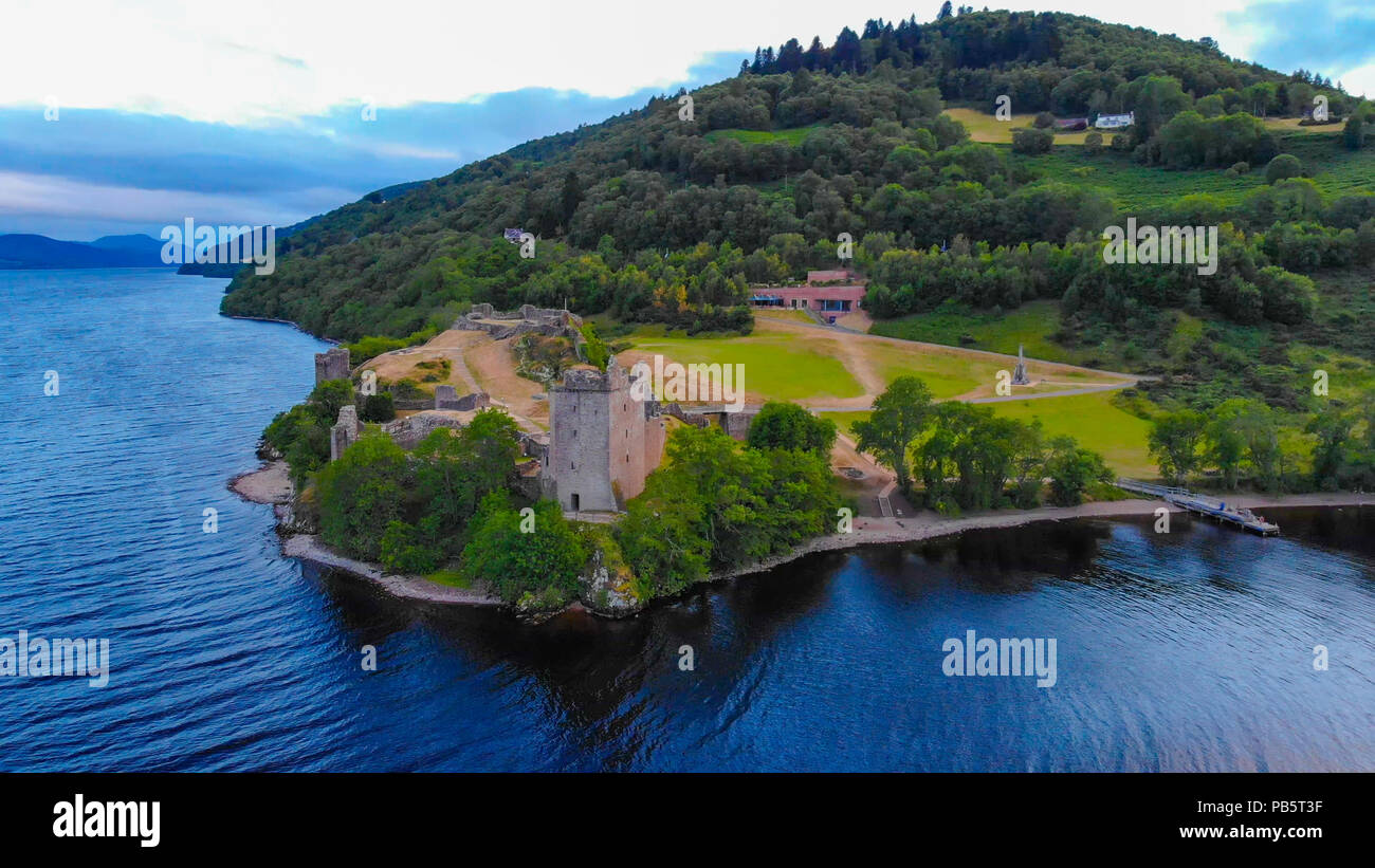 Loch ness aerial view hi-res stock photography and images - Alamy