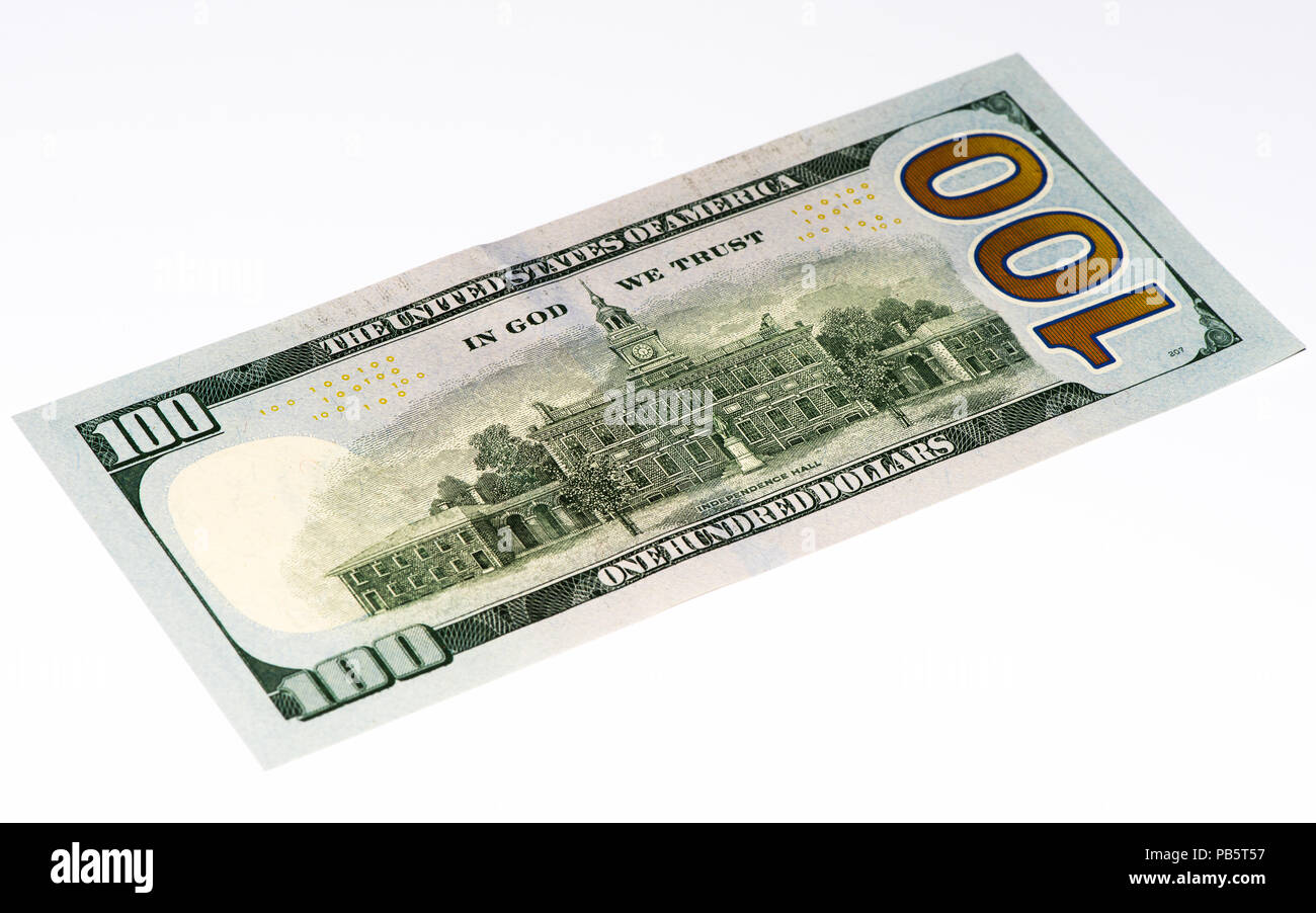100 US dollars bank note made in 2009 Stock Photo - Alamy