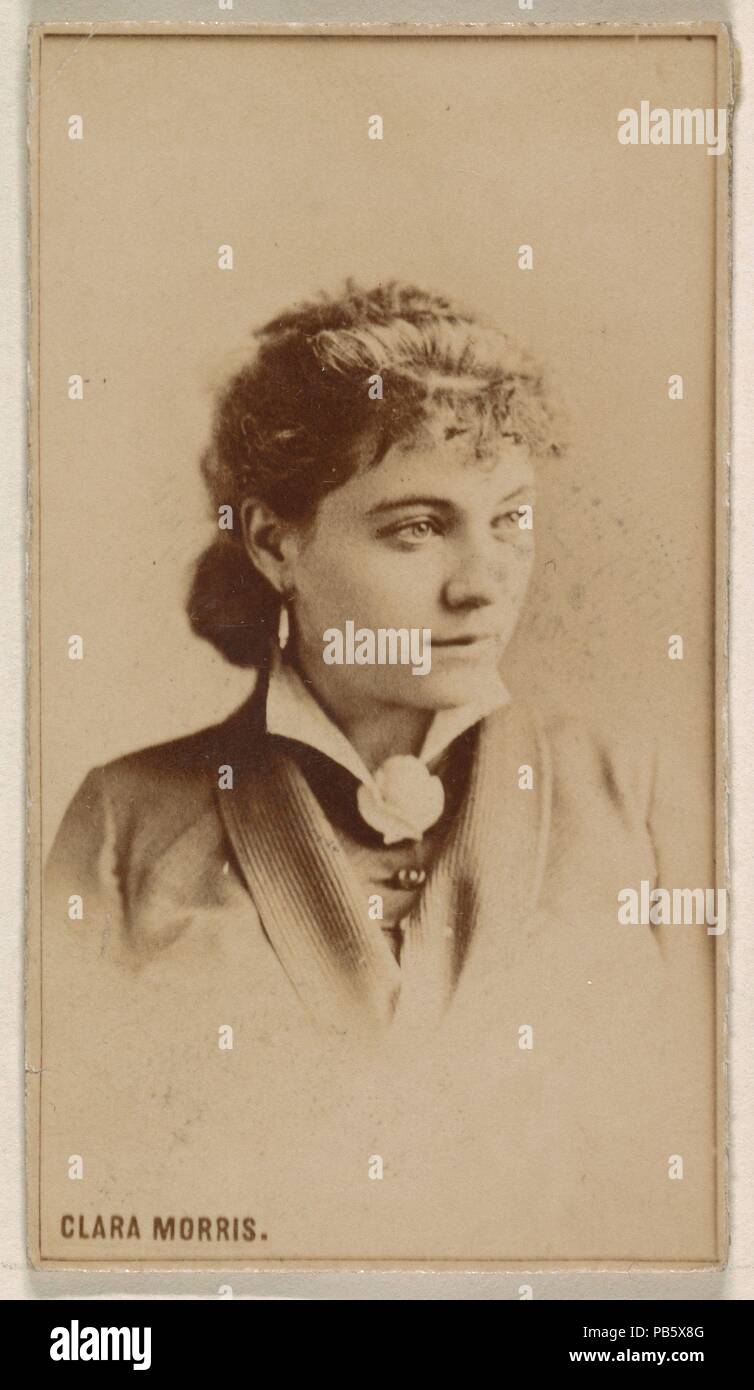 Clara Morris, from the Actresses series (N245) issued by Kinney ...