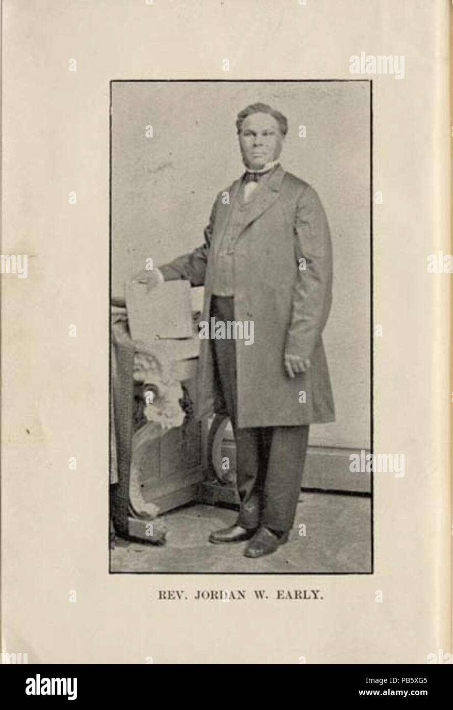 . English: Reverend Jordan Early. 1894 publication 843 Jordan Early ...