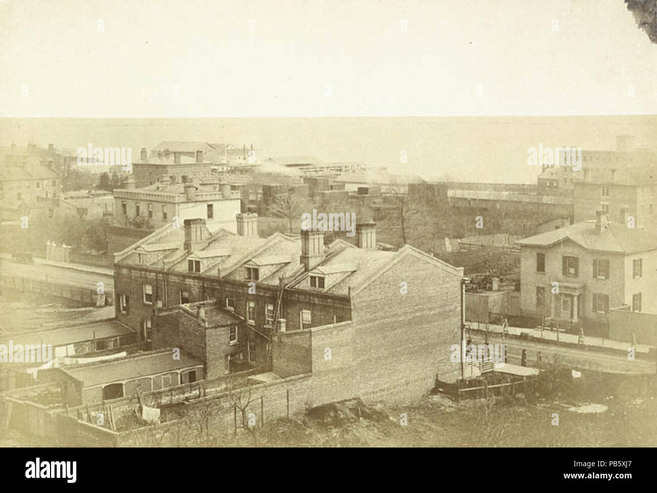 1757 Toronto from top of Rossin House (S.E. corner of King and York ...