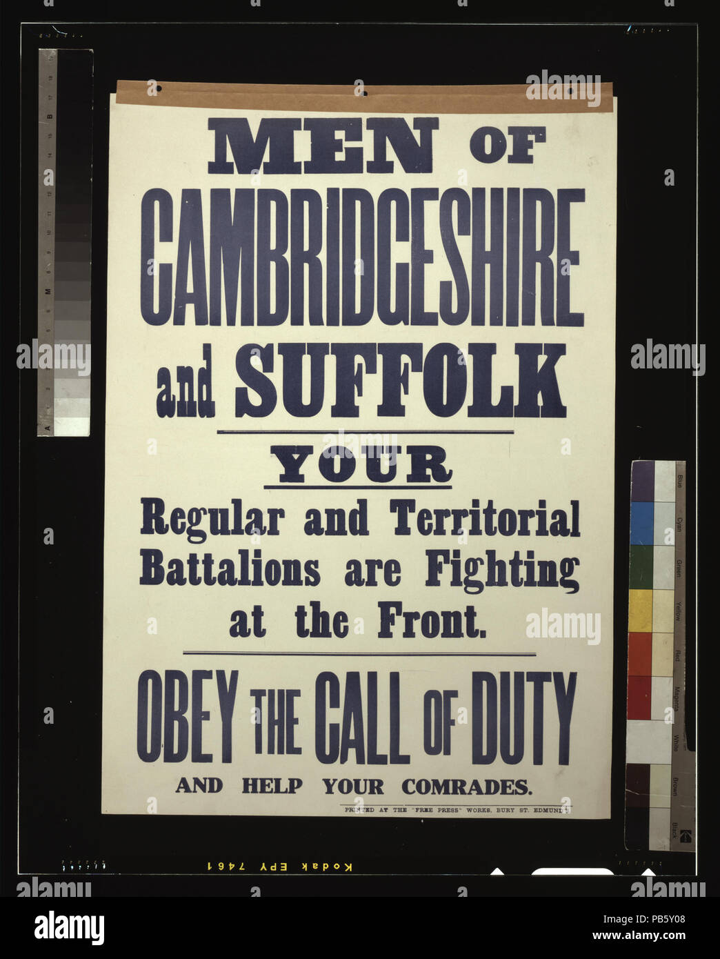 1014 Men of Cambridgeshire and Suffolk. Your regular and territorial ...