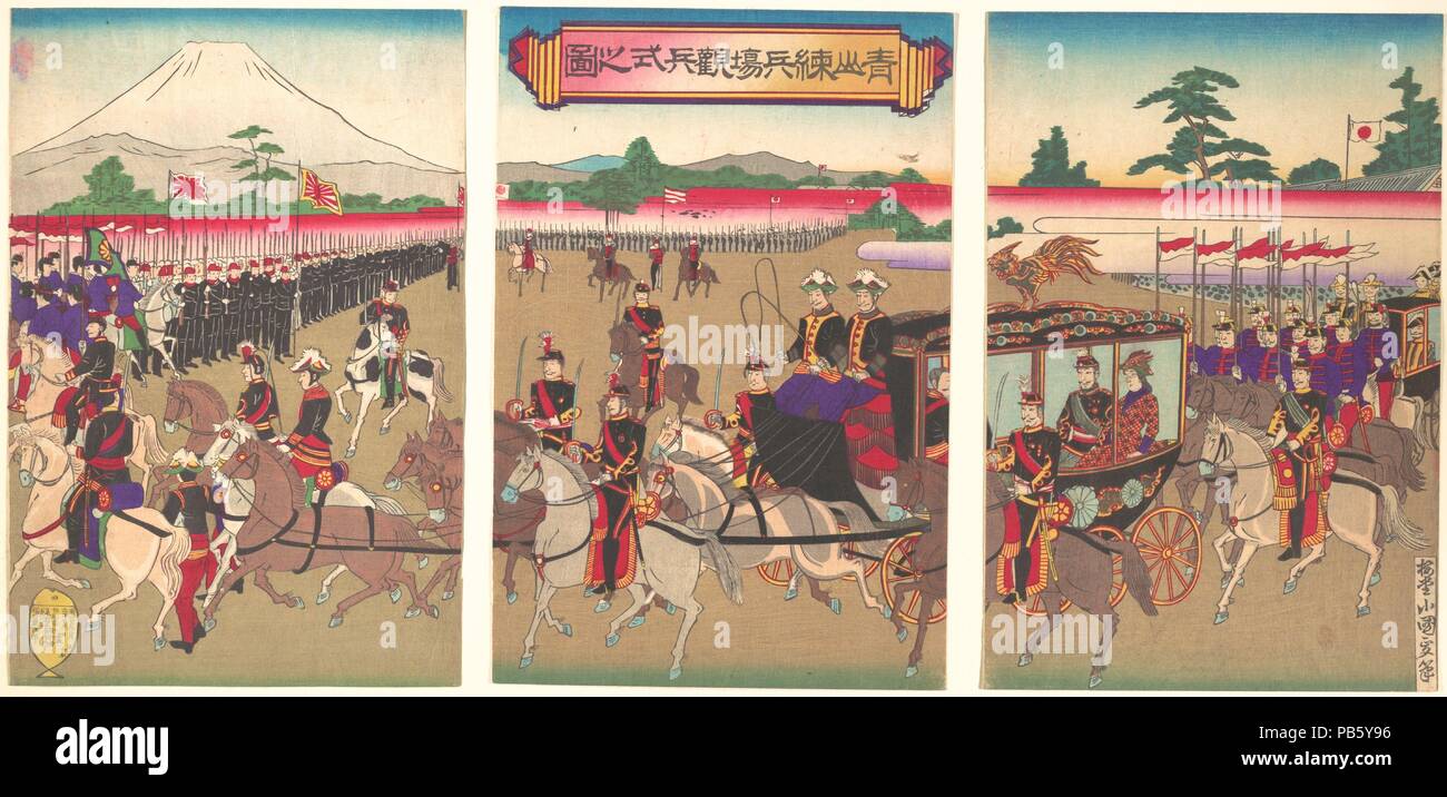 Japanese military parade hi-res stock photography and images - Alamy