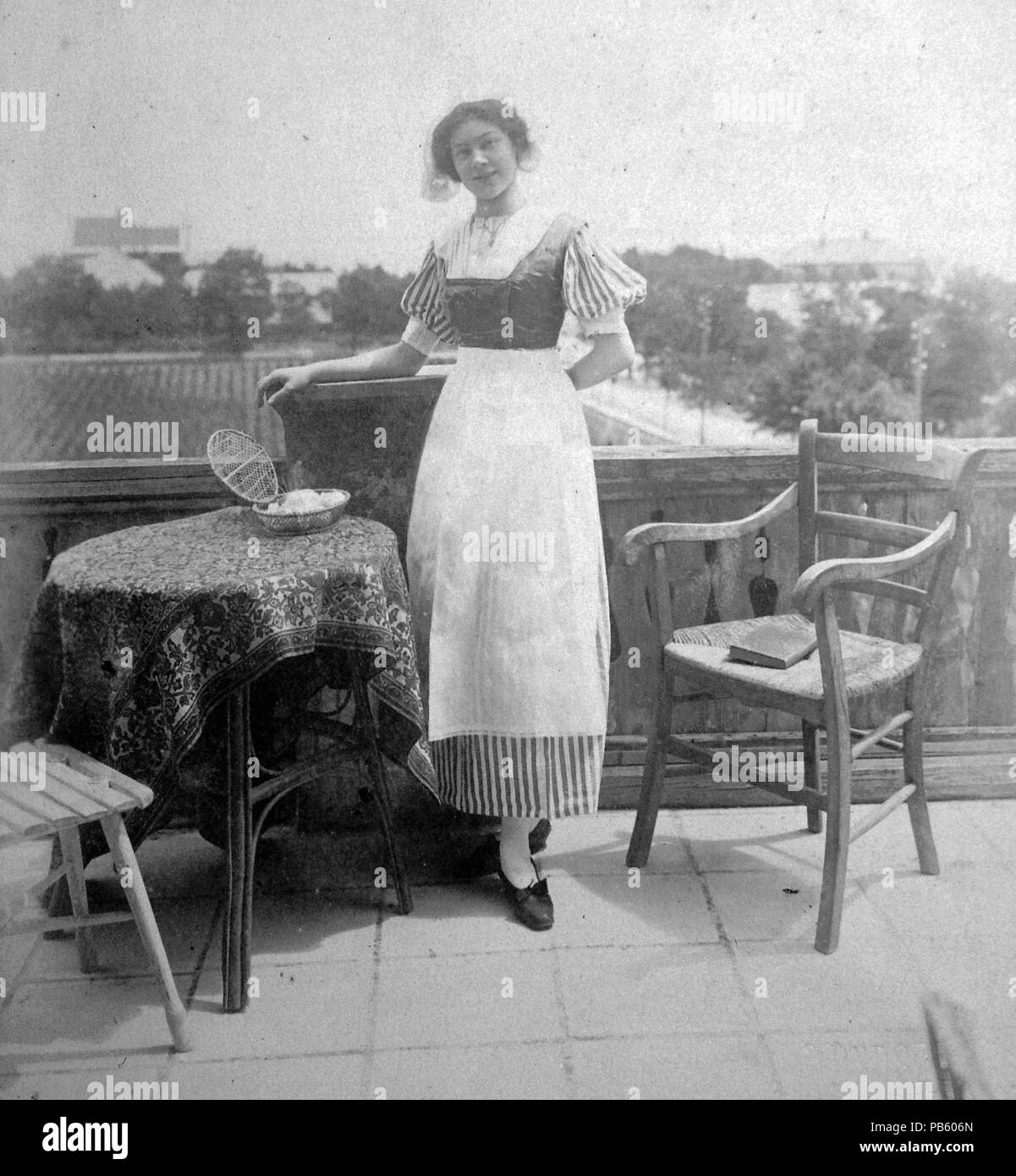 Public terrace Black and White Stock Photos & Images - Alamy