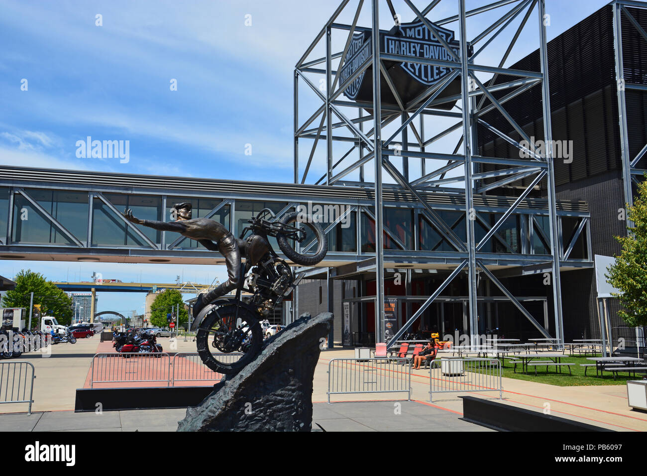 Milwaukee harley davidson museum hi-res stock photography and images ...