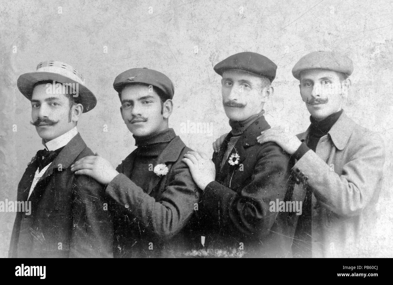 Most men with hat photo Black and White Stock Photos & Images - Alamy