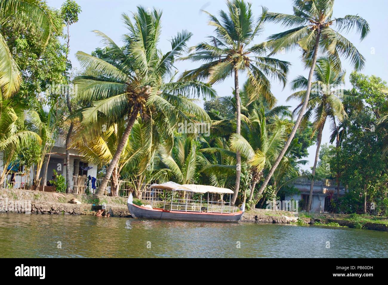 Kerala island resort hi-res stock photography and images - Alamy