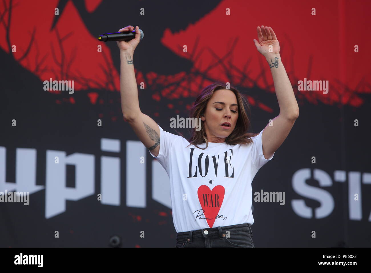 Parkpop festival in Zuiderpark, The Hague, Netherlands Featuring ...