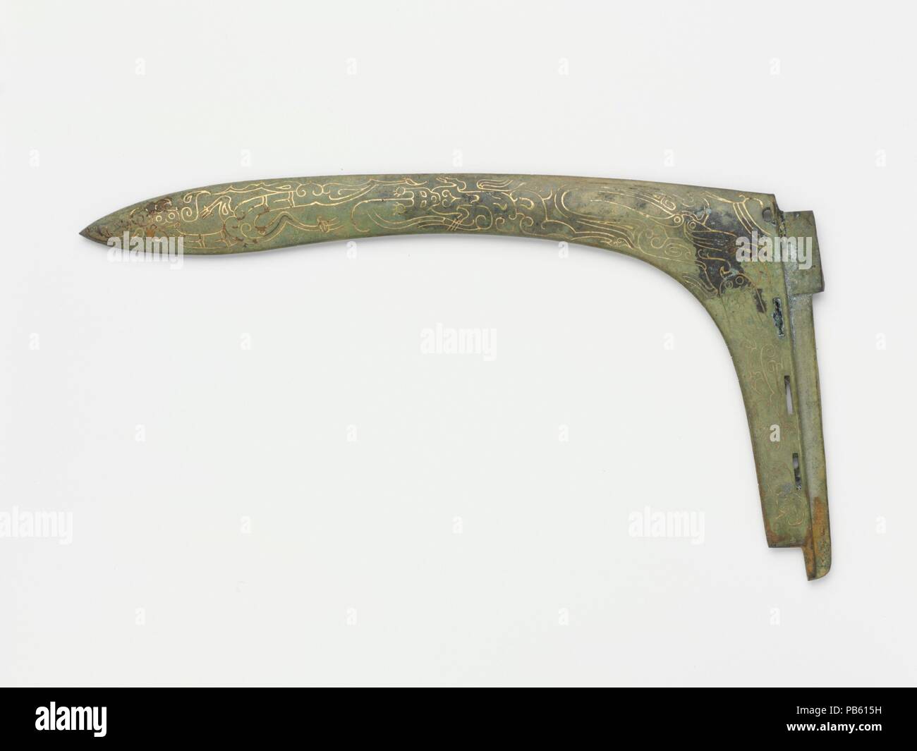 Dagger-axe blade (ge). Culture: China. Dimensions: W. 4 5/8 in. (11.7 ...