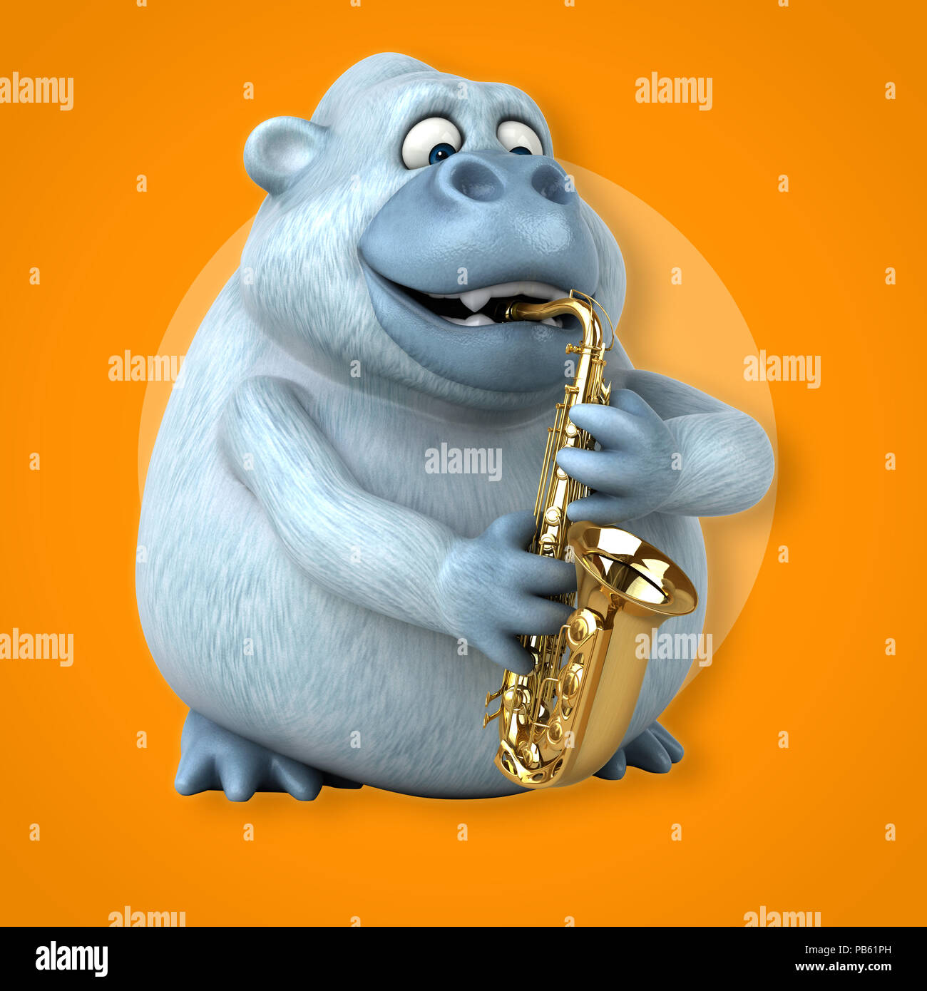 Monkey and saxophone player hi-res stock photography and images - Alamy