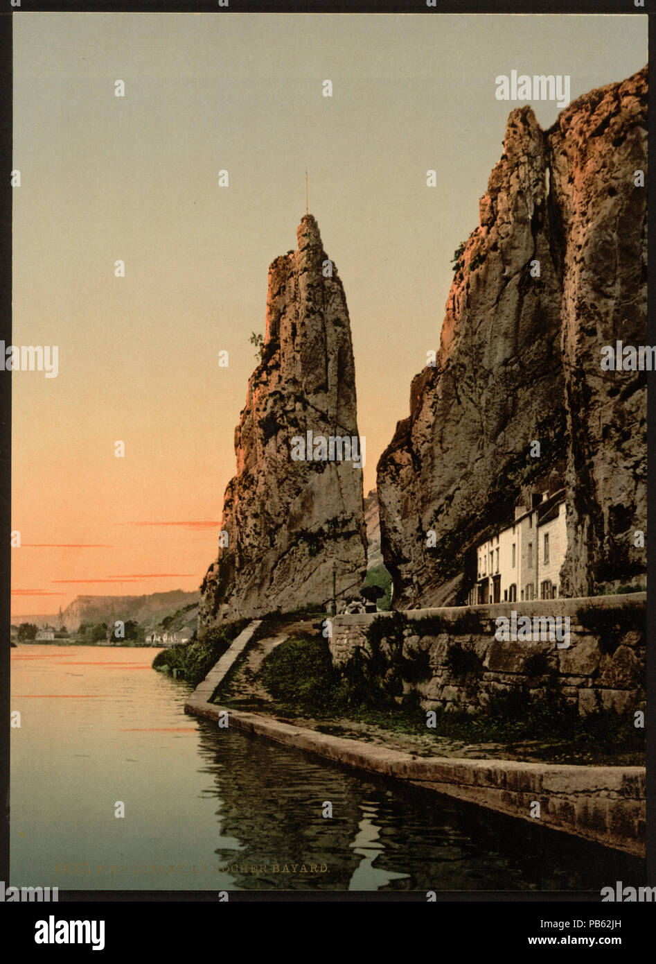 1614 The Bayard Rock, Dinant, Belgium-LCCN2001697929 Stock Photo - Alamy