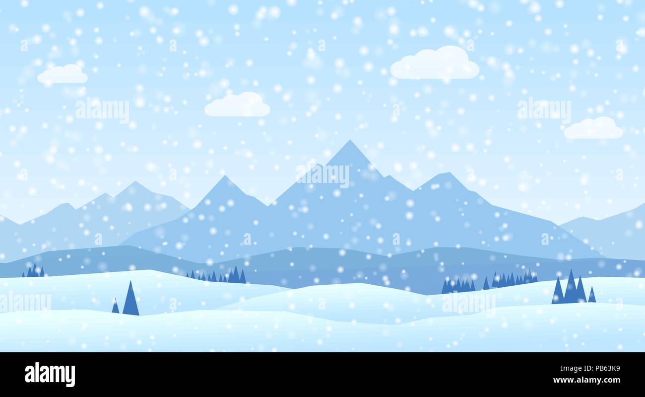 A winter snow Stock Vector Images - Alamy