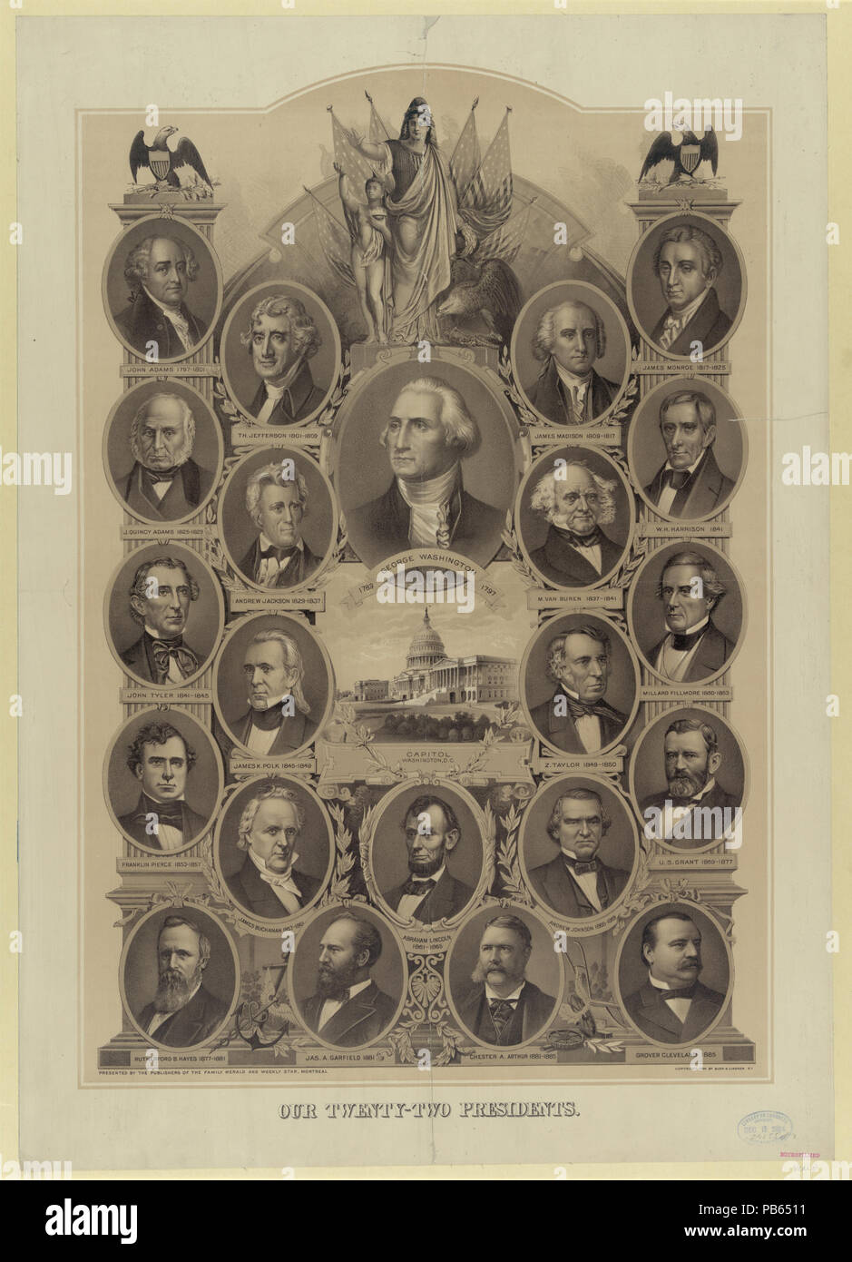Two american presidents hi-res stock photography and images - Alamy