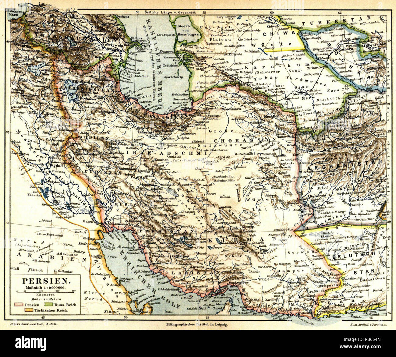 Persien karte hi-res stock photography and images - Alamy