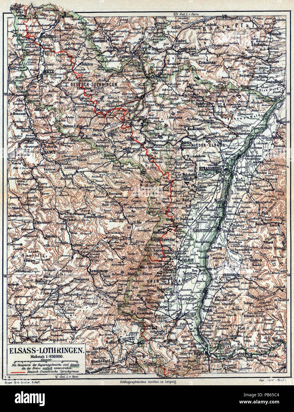 Elsass karte hi-res stock photography and images - Alamy