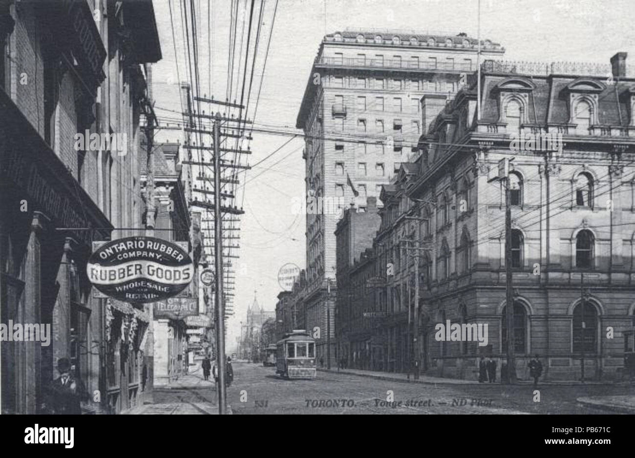 Historical view yonge street hi-res stock photography and images - Alamy