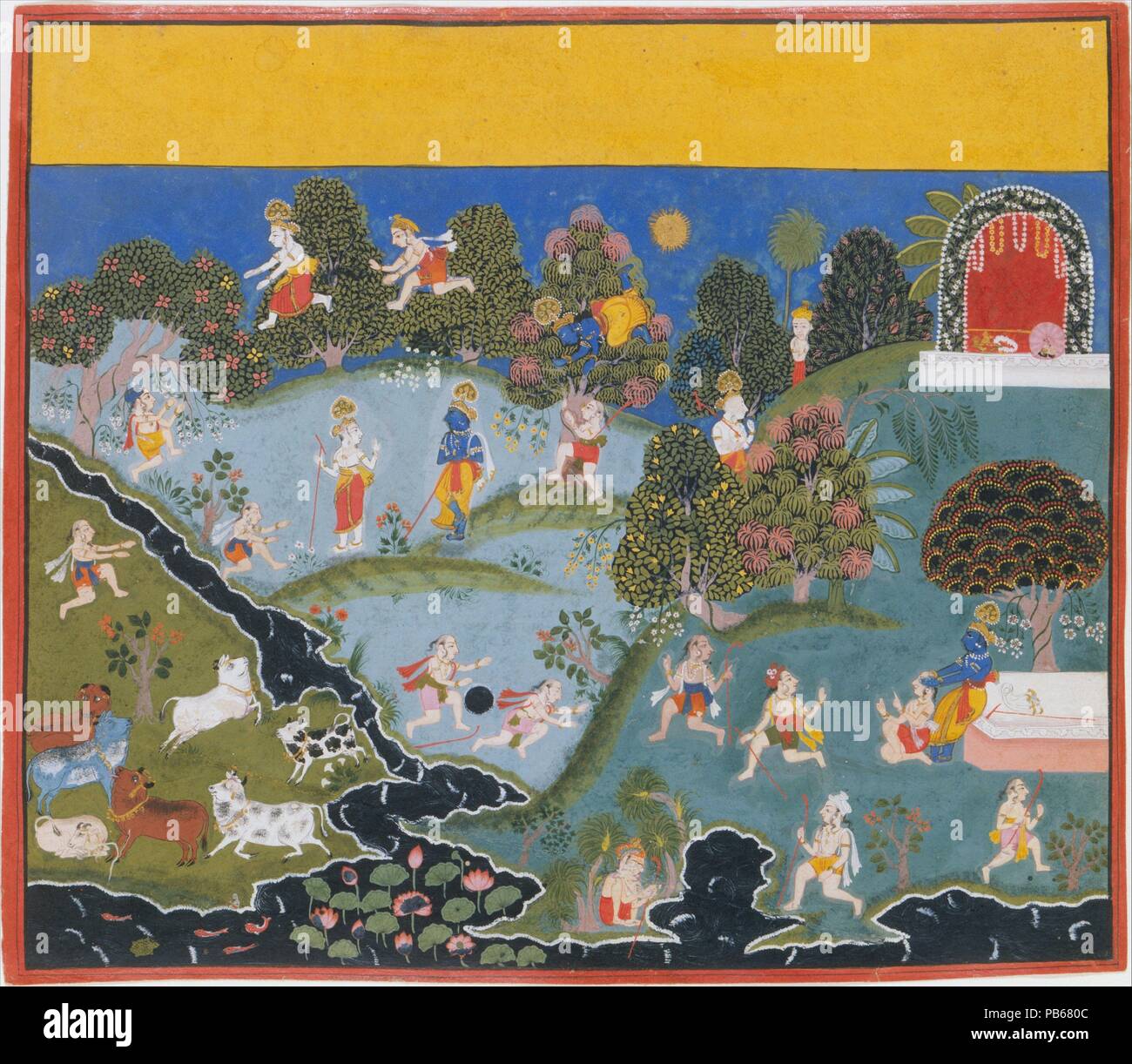 Seventeenth century mewari painting hi-res stock photography and images ...
