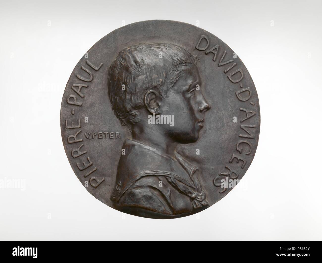 Pierre-Paul David d'Angers. Artist: Medalist: Victor Peter (French ...