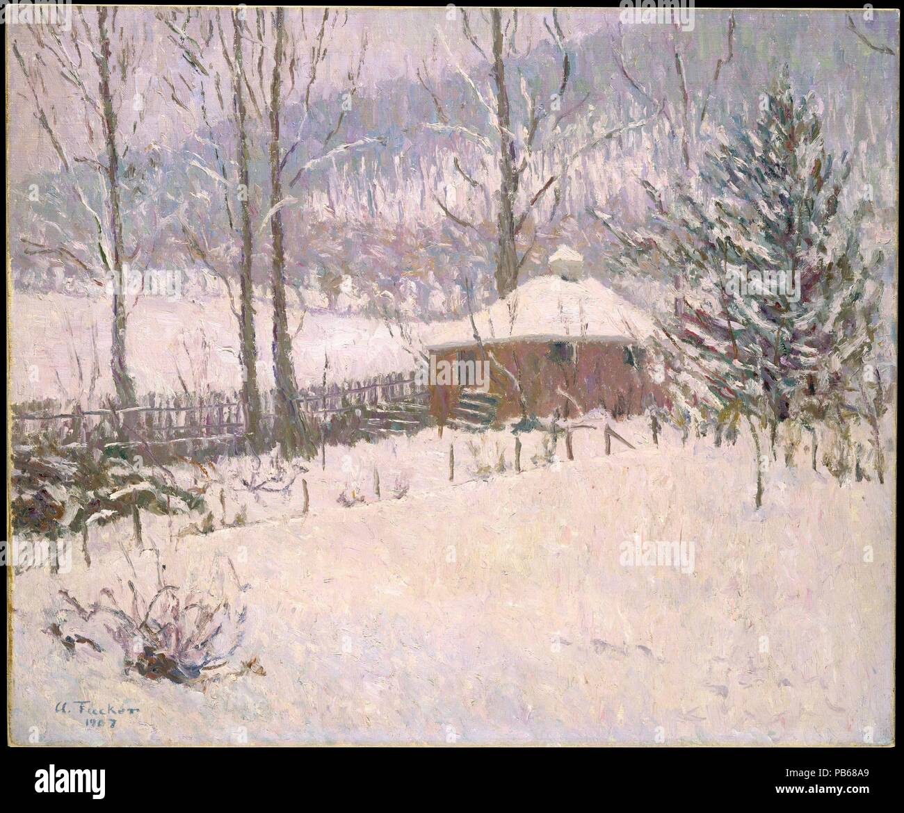 Winter at Portland. Artist: Allen Tucker (American, Brooklyn, New York ...