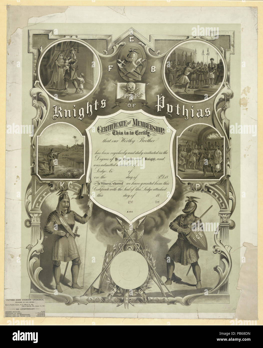 Knights of pythias hi-res stock photography and images - Alamy