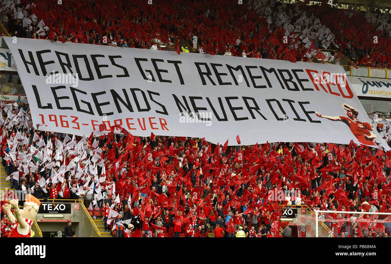 Aberdeen pittodrie banner hi-res stock photography and images - Alamy