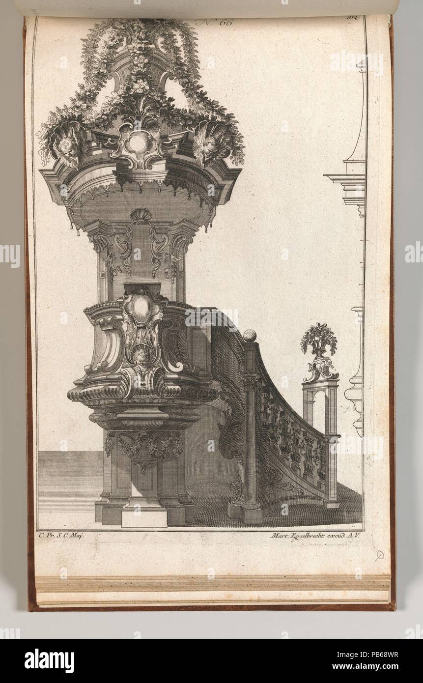 Design for a Pulpit, Plate 1 from an Untitled Series of Pulpit Designs ...
