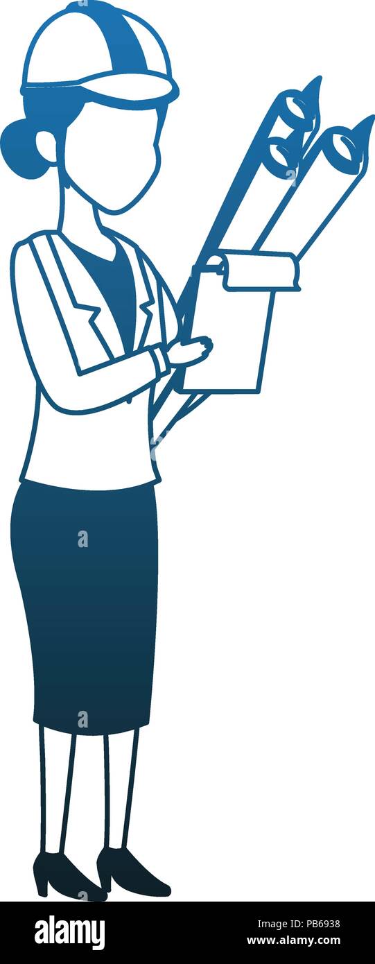 Woman architecture avatar vector illustration graphic design Stock ...