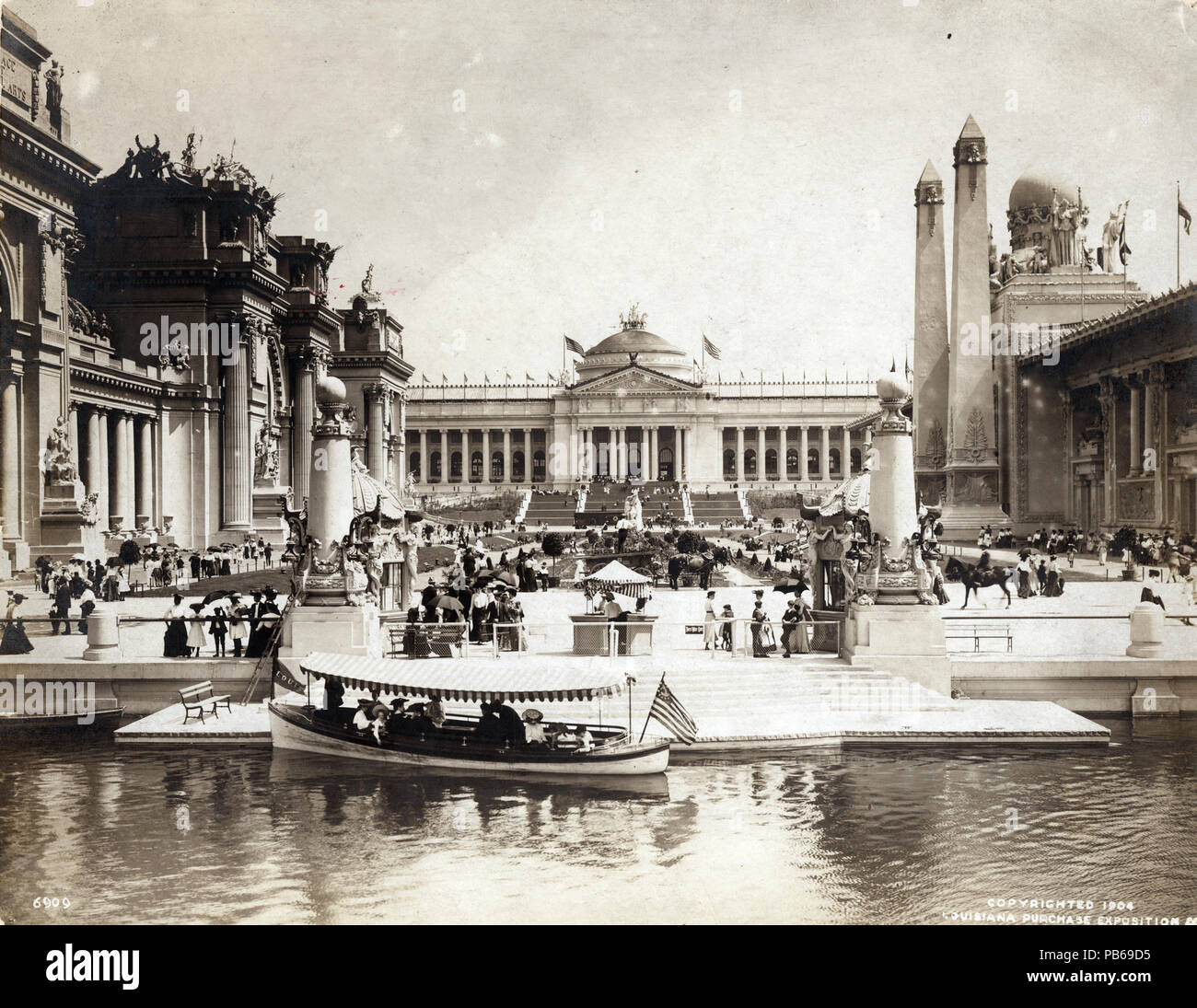 1816 View of the Palace of Liberal Arts, U.S. Government Building, and ...