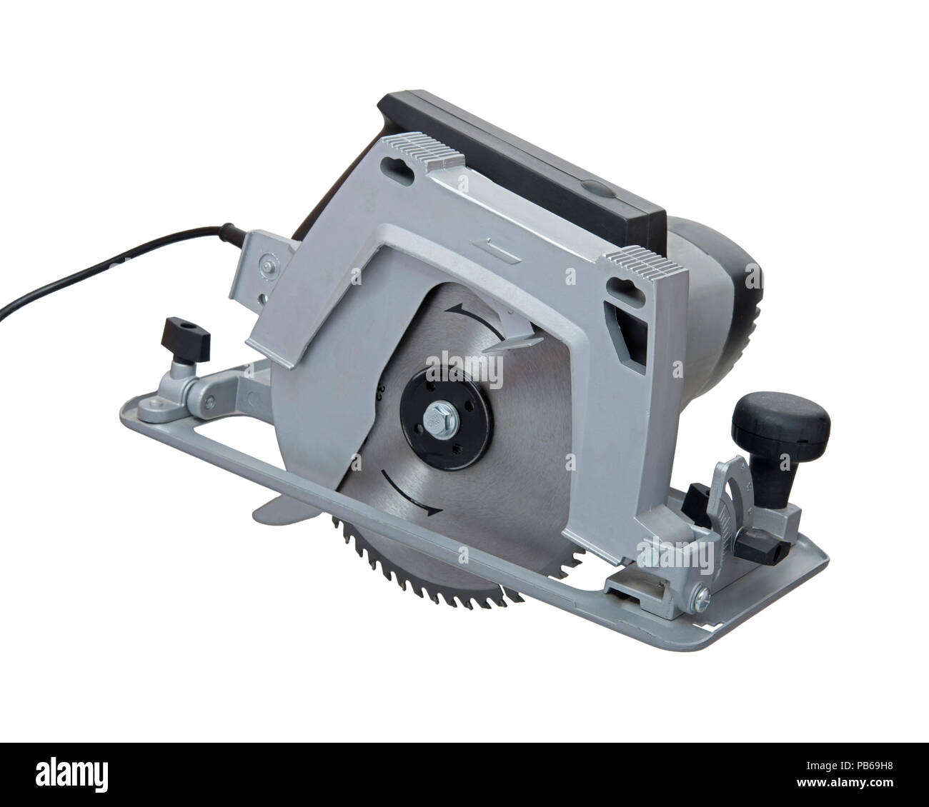 Chainsaw carpenter tool building Cut Out Stock Images & Pictures - Alamy