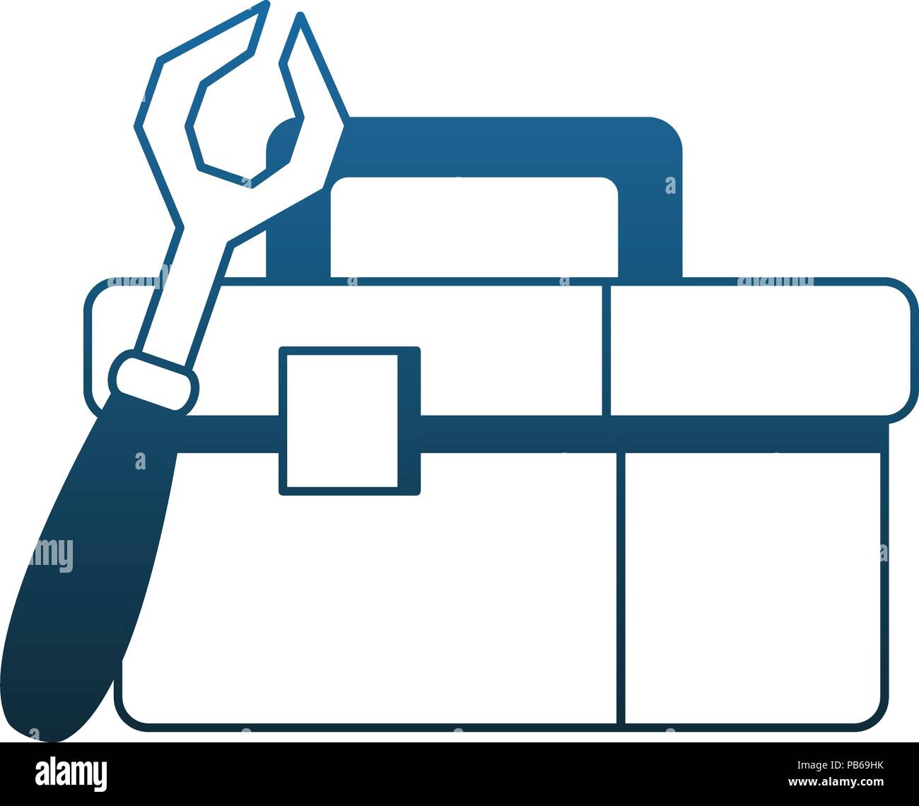 Construction toolbox isolated vector illustration graphic design Stock ...