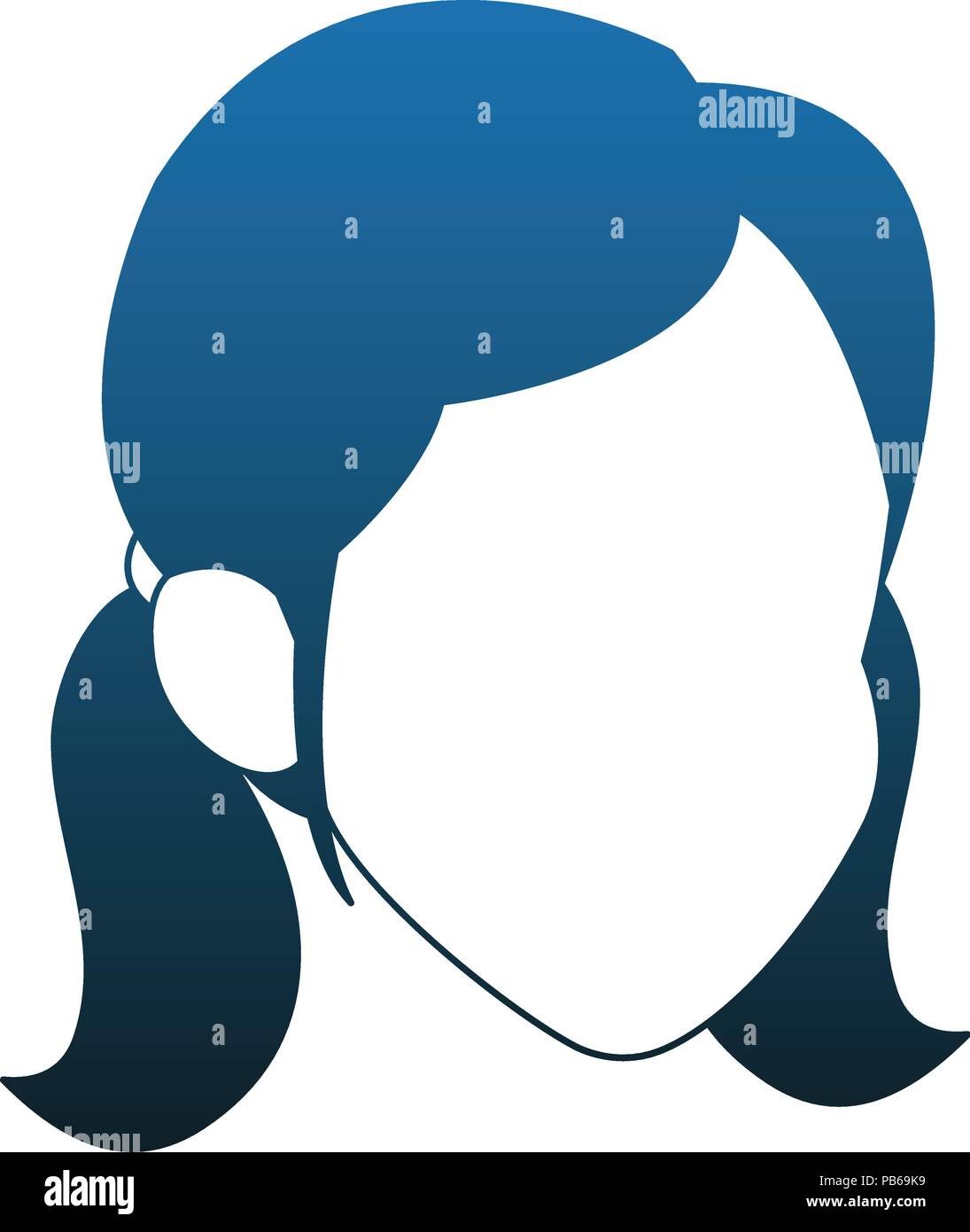 Woman faceless avatar vector illustration graphic design Stock Vector ...