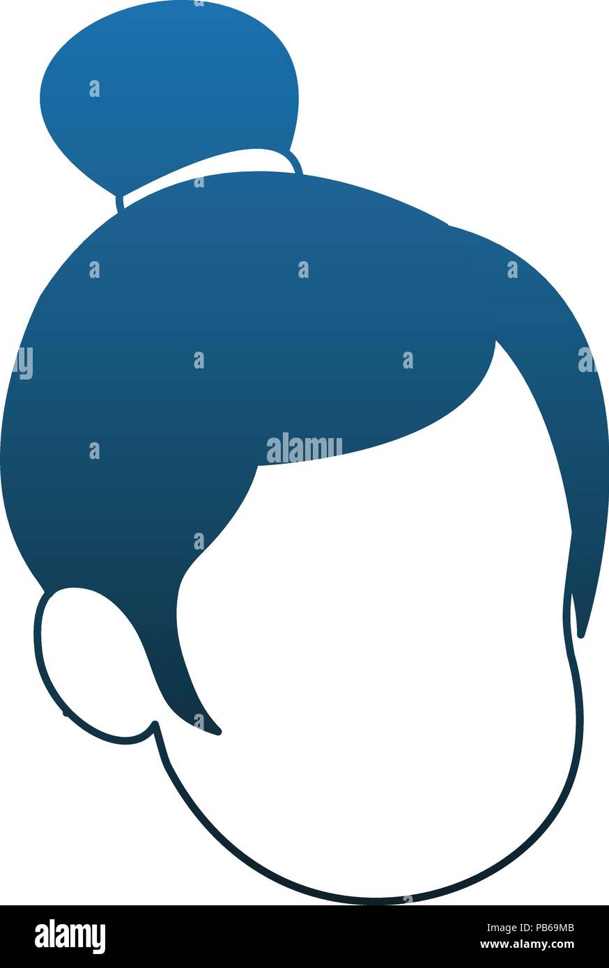Woman faceless avatar vector illustration graphic design Stock Vector ...