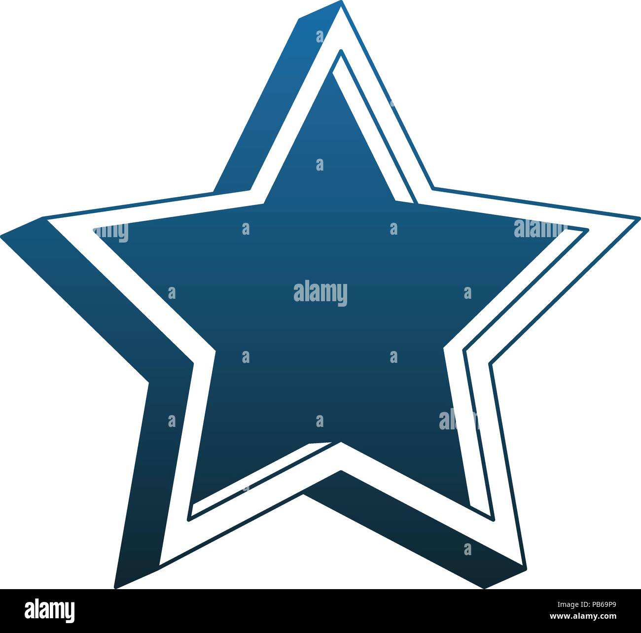 Star shape symbol vector illustration graphic design Stock Vector Image ...