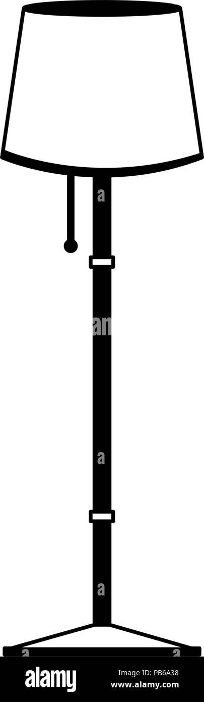 House light lamp vector illustration graphic design Stock Vector Image ...