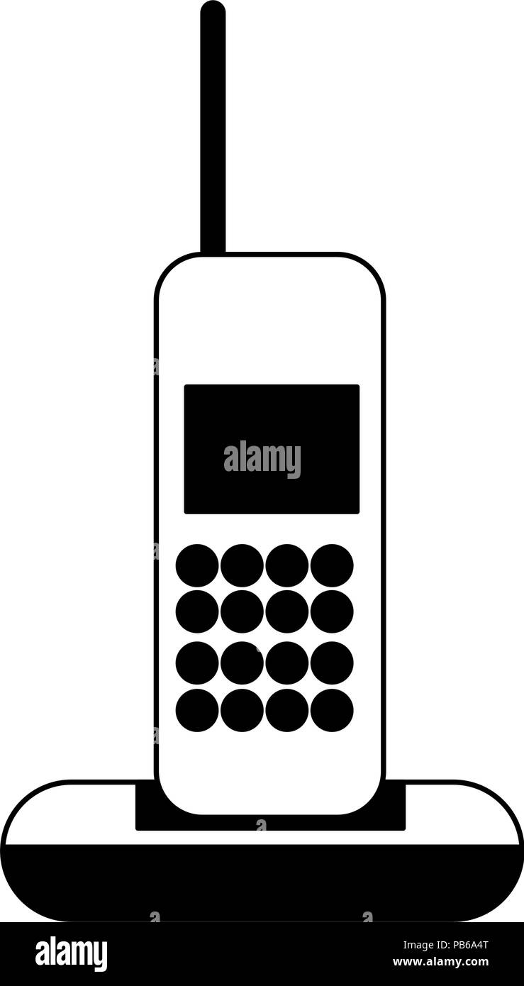 Mobile telephone isolated vector illustration graphic design Stock ...