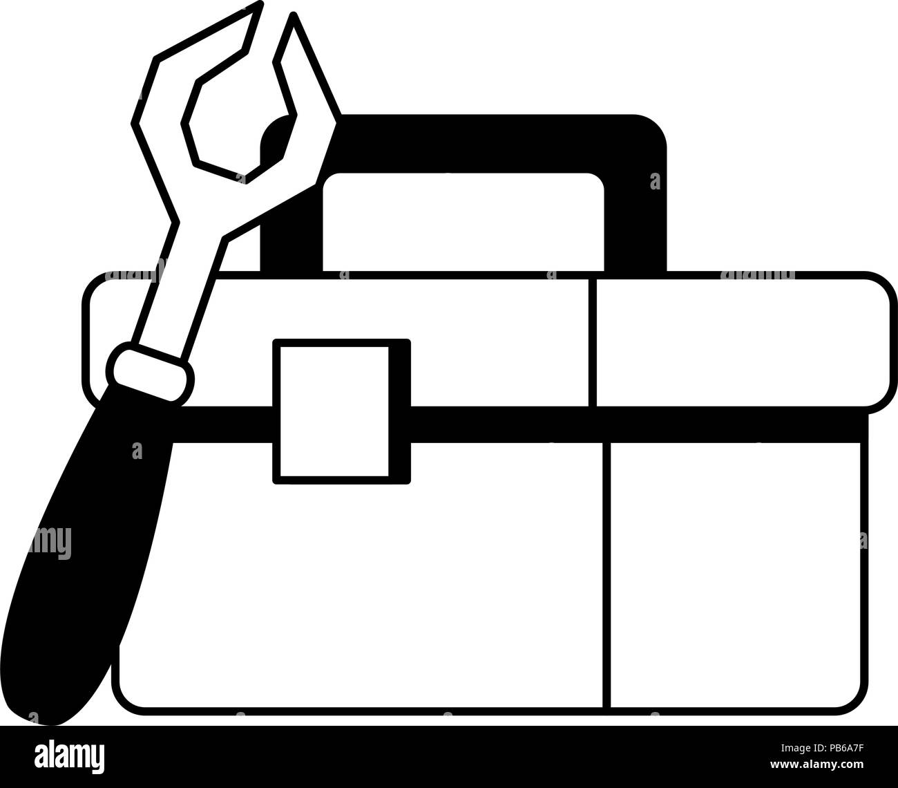 Construction toolbox isolated vector illustration graphic design Stock ...