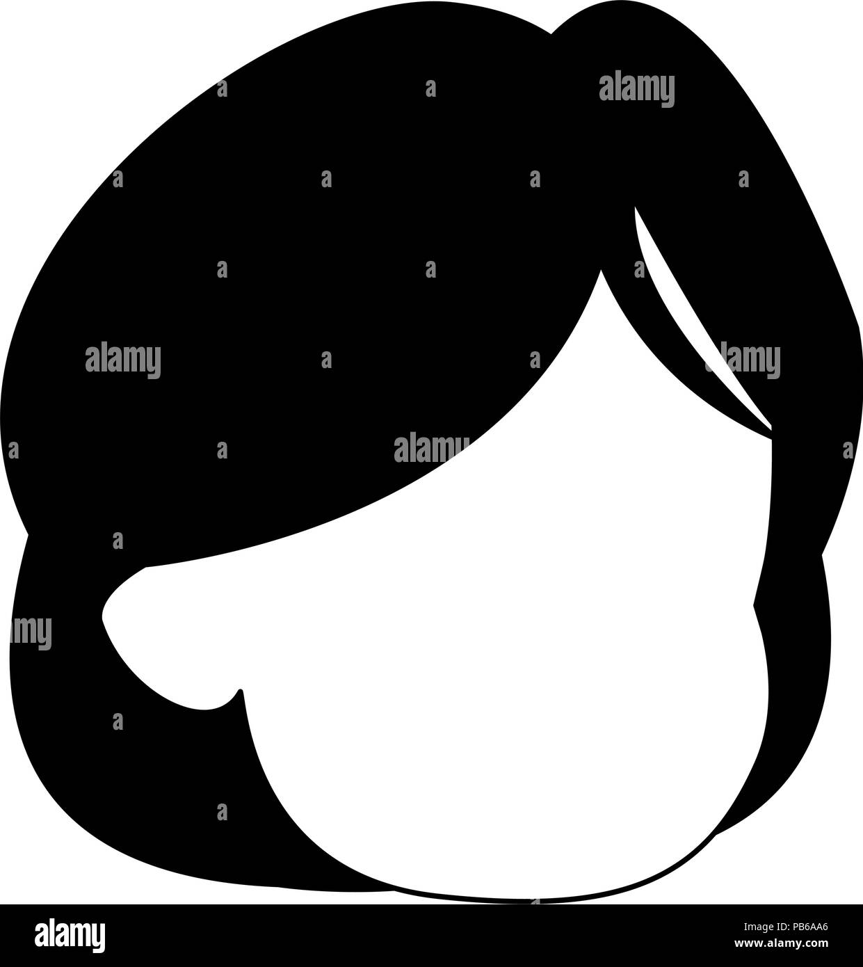 Woman faceless avatar vector illustration graphic design Stock Vector ...