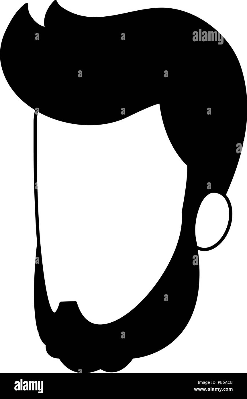 Man faceless head vector illustration graphic design Stock Vector Image ...