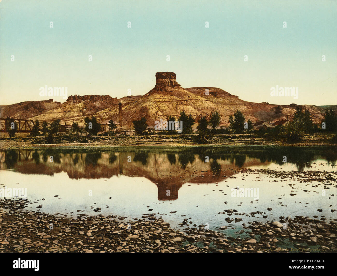 729 Green River Butte, Utah, 1898 Stock Photo - Alamy