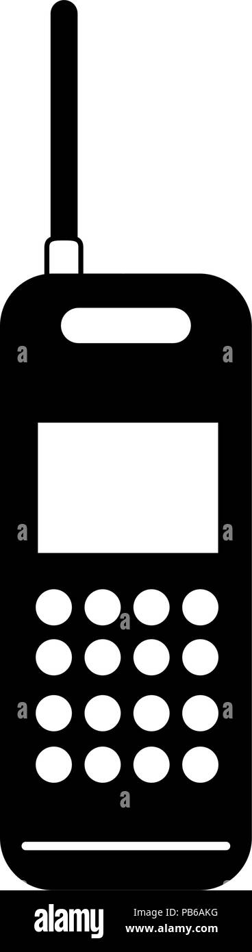 Mobile telephone isolated vector illustration graphic design Stock ...