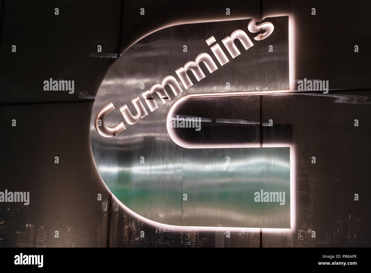 Indianapolis - Circa July 2018: Cummins distribution headquarters ...