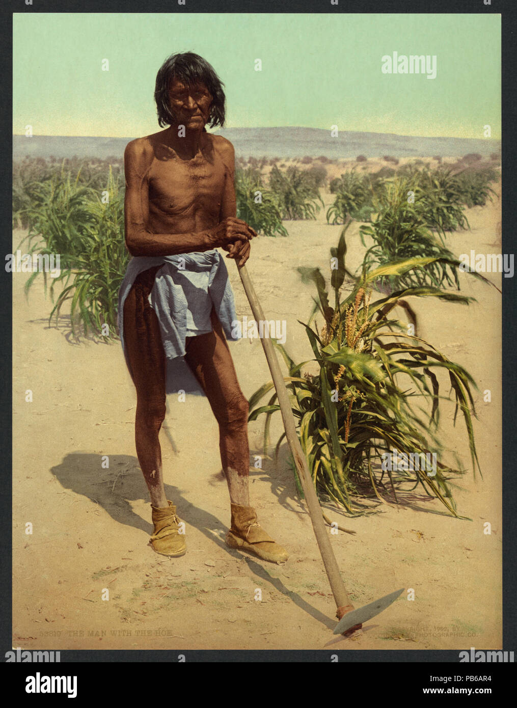 The man with the hoe hi-res stock photography and images - Alamy