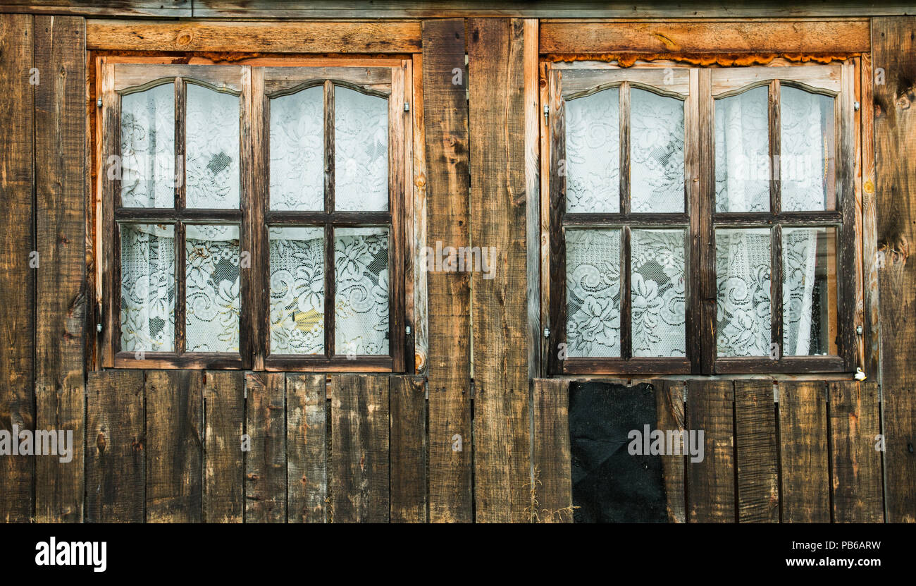 Old house and modern windows hi-res stock photography and images - Alamy