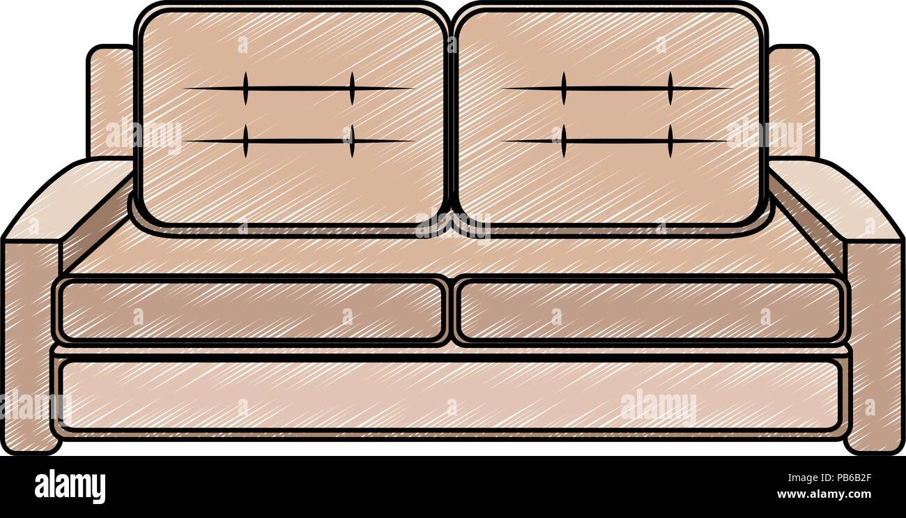 Sofa furniture isolated vector illustration graphic design Stock Vector ...