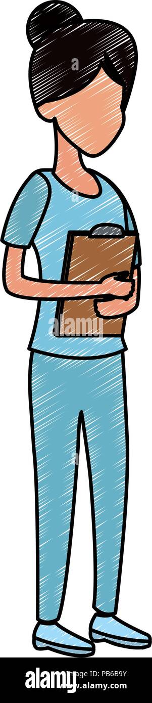 Woman doctor avatar vector illustration graphic design Stock Vector ...